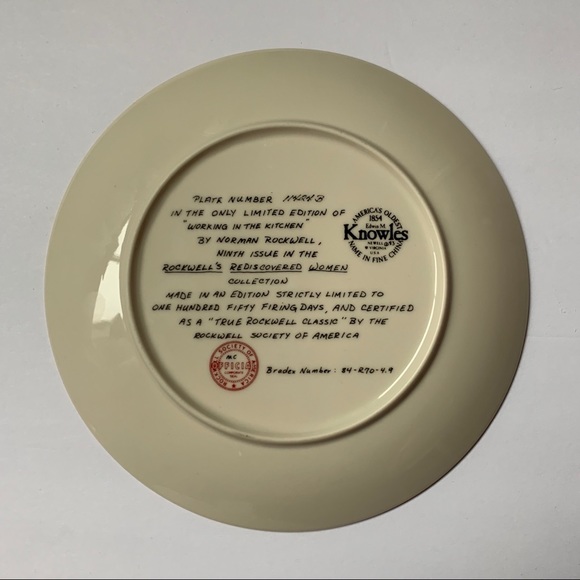 Knowles | Accents | 983 Knowles Norman Rockwell Collectible Plate ...